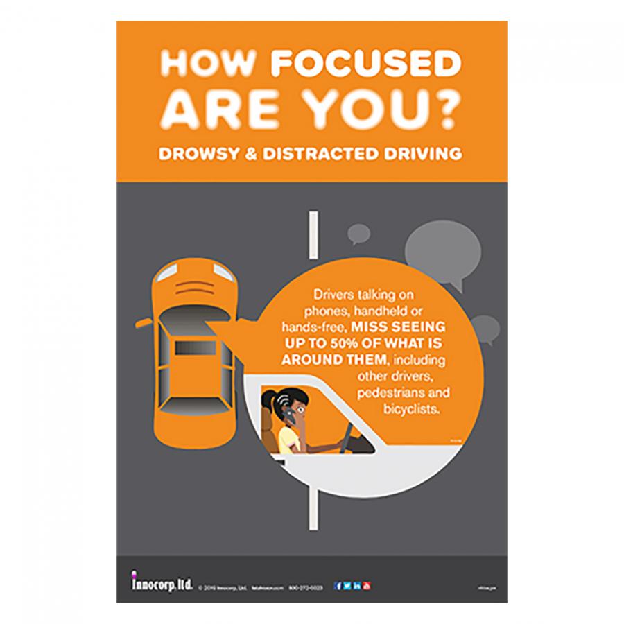 How Focused Are You 3 Poster Pack | Distracted Driving Resources