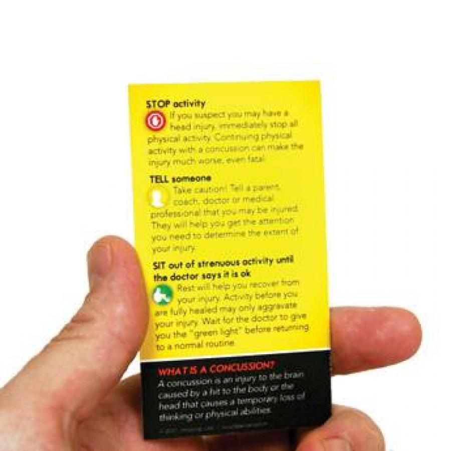 Action Steps Pocket Guide | Concussion Prevention Program